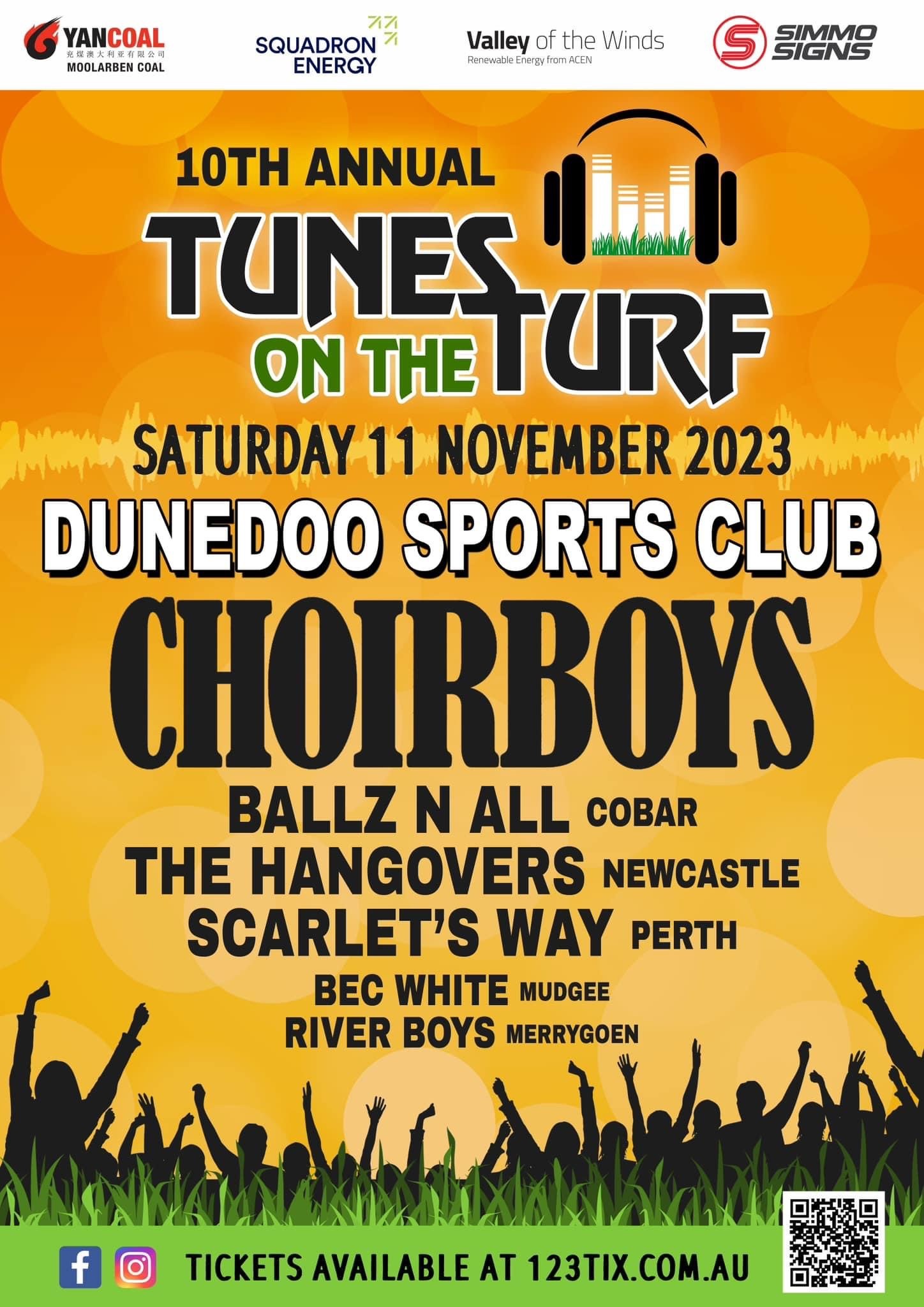 Tunes on the Turf | Dunedoo Sports Club